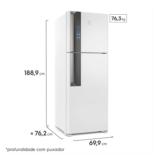 Refrigerador Electrolux DF56 474 Litros Painel Eletronico