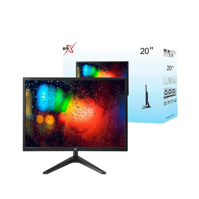 Monitor BRX MBRX201BK Slim Led 20" HDMI VGA | Ramsons