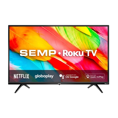 Smart TV 32" LED SEMP 32R6500 ROKU HD Controle por Voz