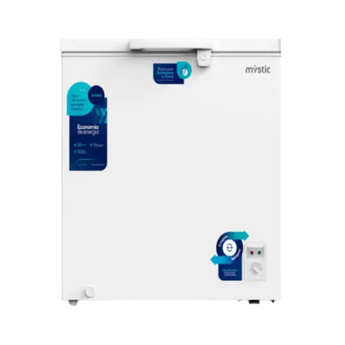 Freezer Mystic MYFZ201L 199 Litros Horizontal Dupla Funcao Branco 127V